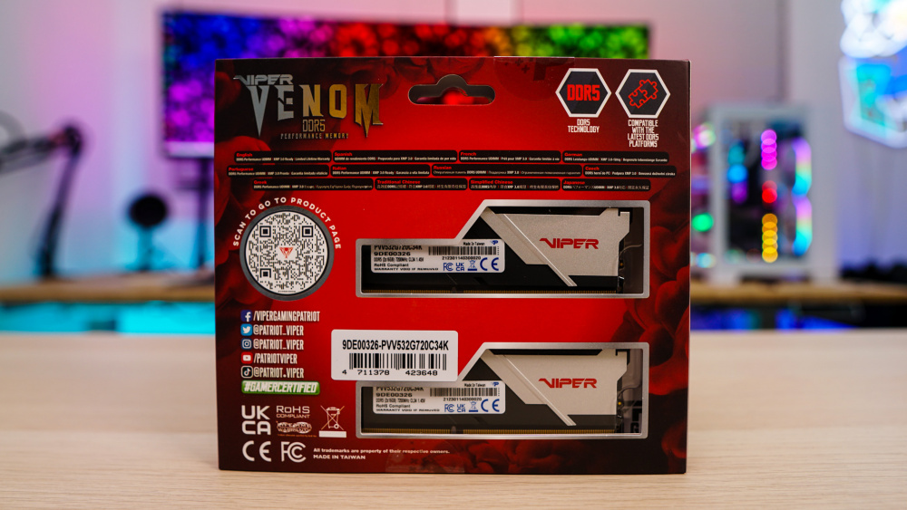 Patriot Viper Venom DDR5-7200 32GB Memory Kit Review | ThinkComputers.org