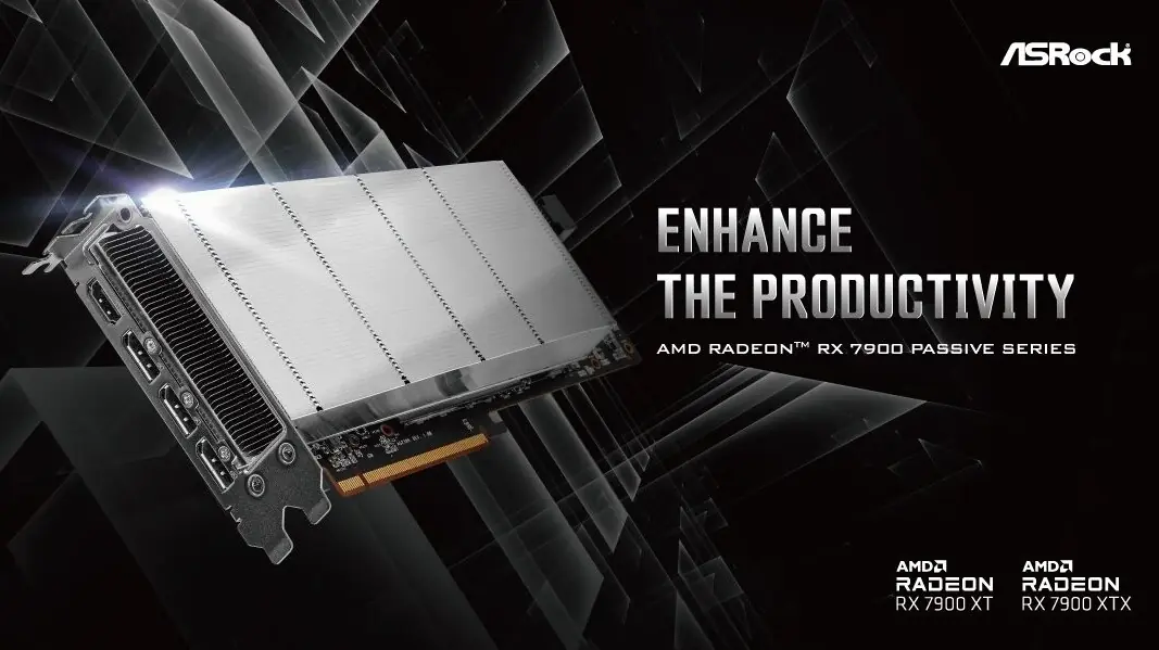 ASRock Launches AMD Radeon RX 7900 Passive Series Graphics Cards ...